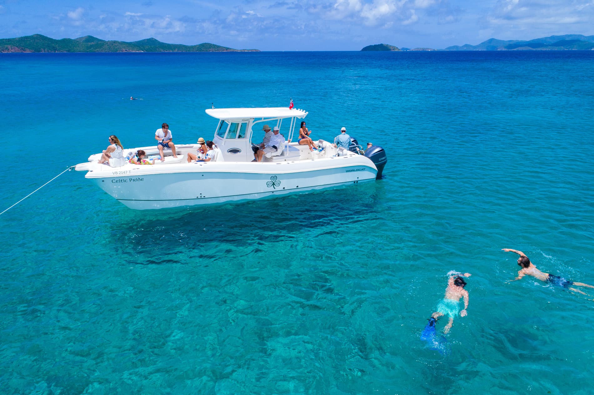 Home - Celtic Powerboats | BVI Powerboat Trips and Water Taxi